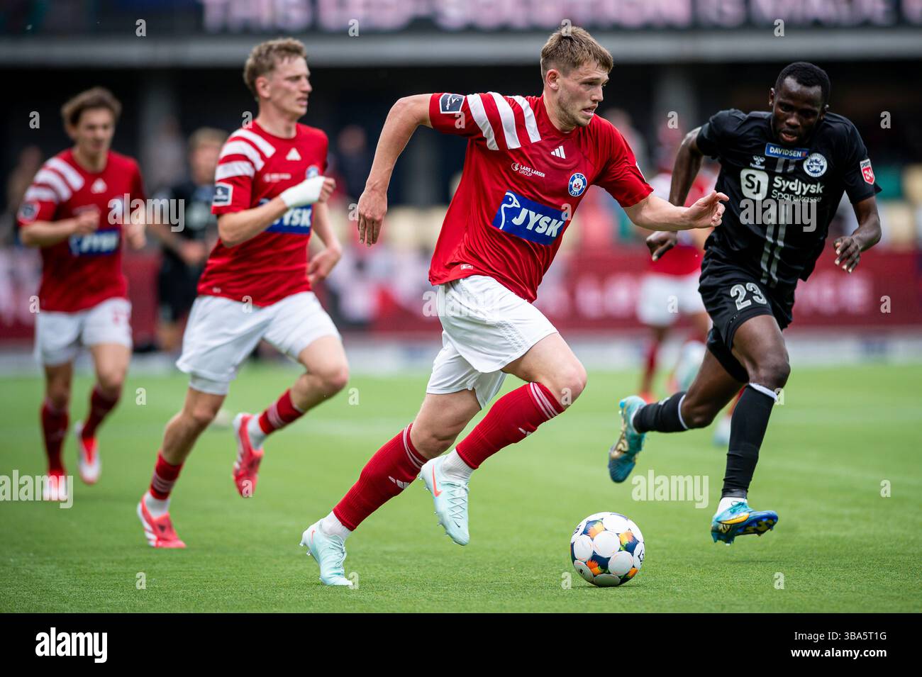 Silkeborg, Denmark. 11th, May 2025. Callum McCowatt (17) of Silkeborg ...