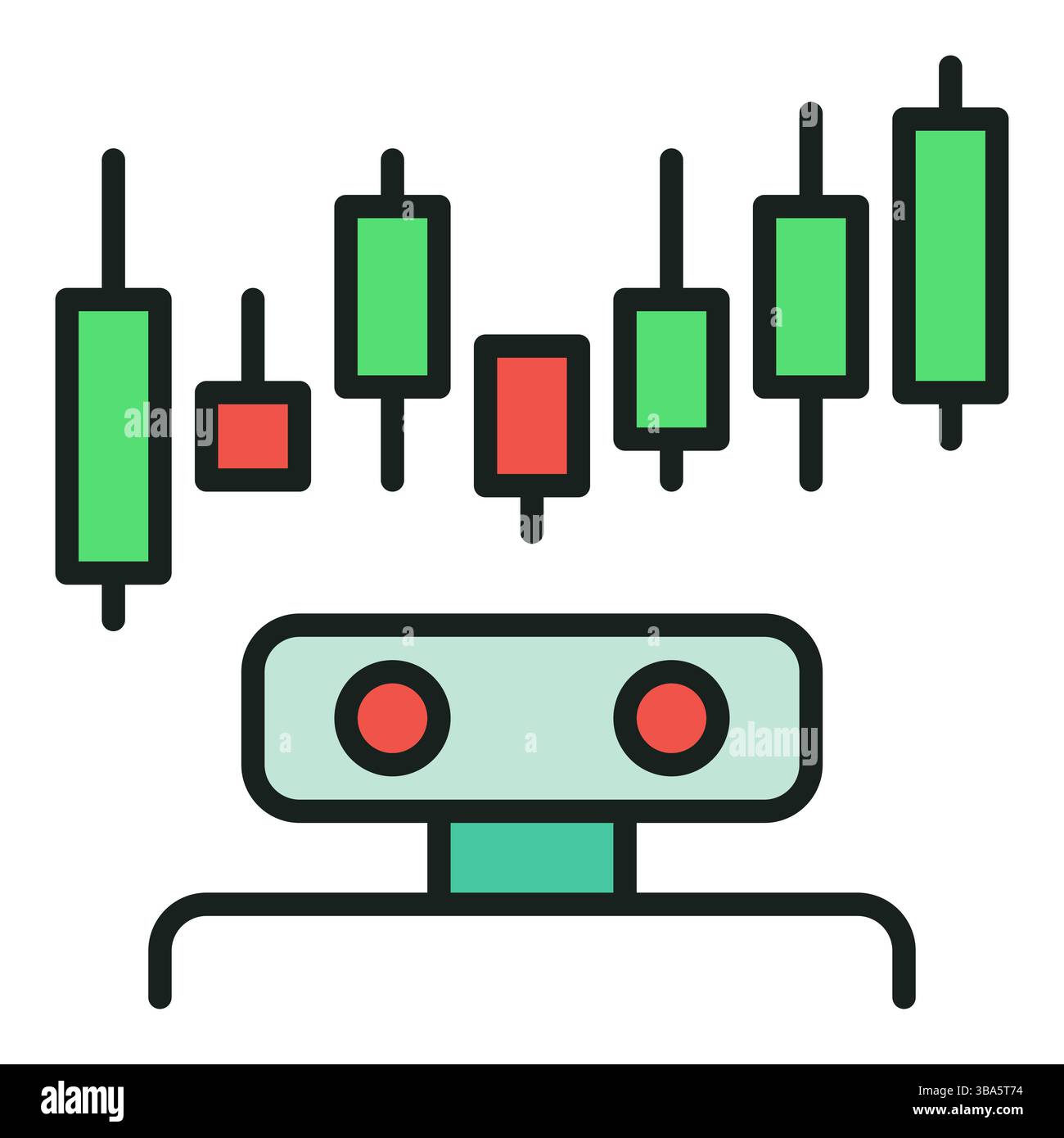 Trading Bot vector Crypto Automation Tool concept colored icon or symbol Stock Vector Image ...