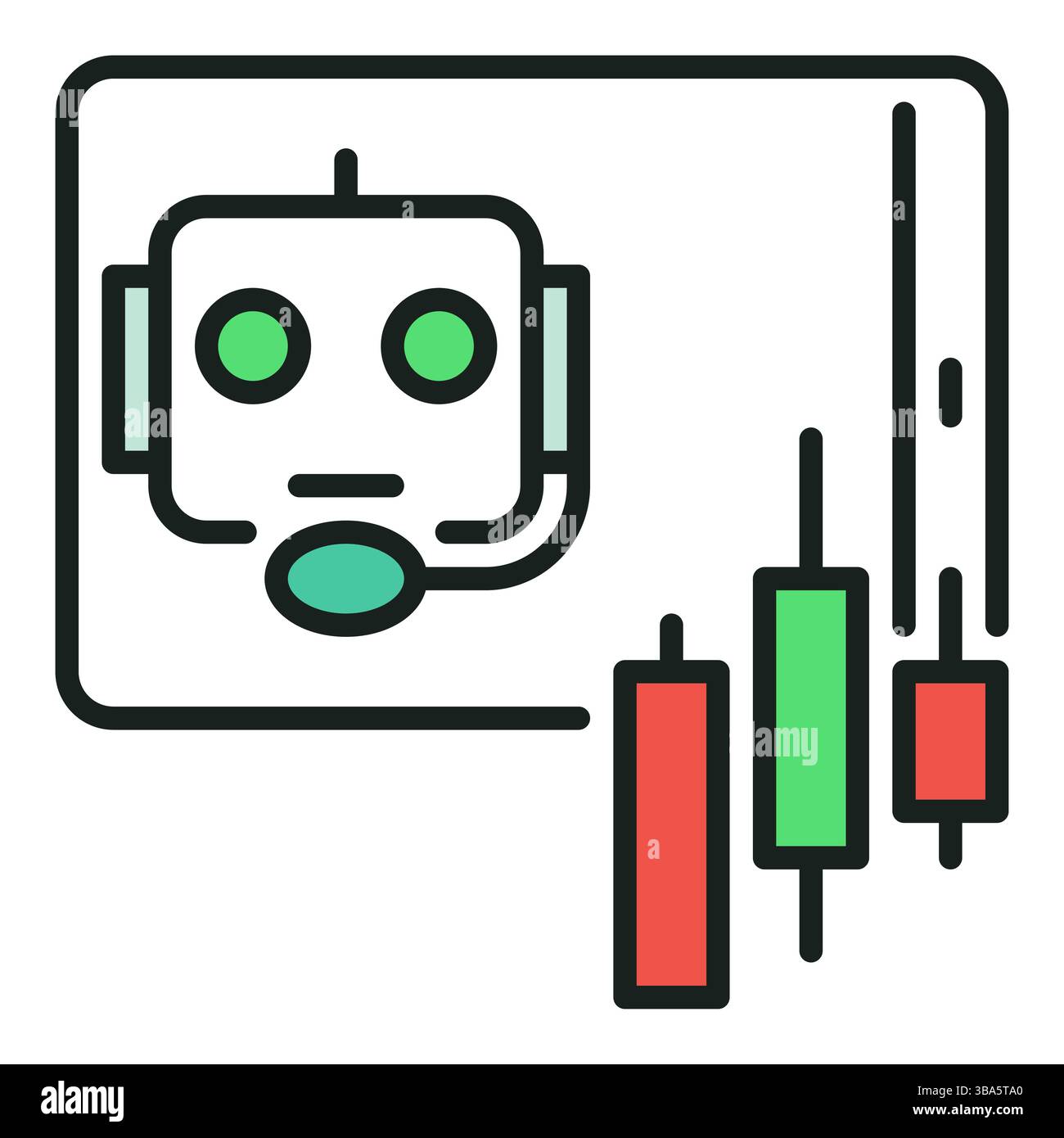 Cryptocurrency Trading Support in Speech Bubble vector AI Bot concept ...