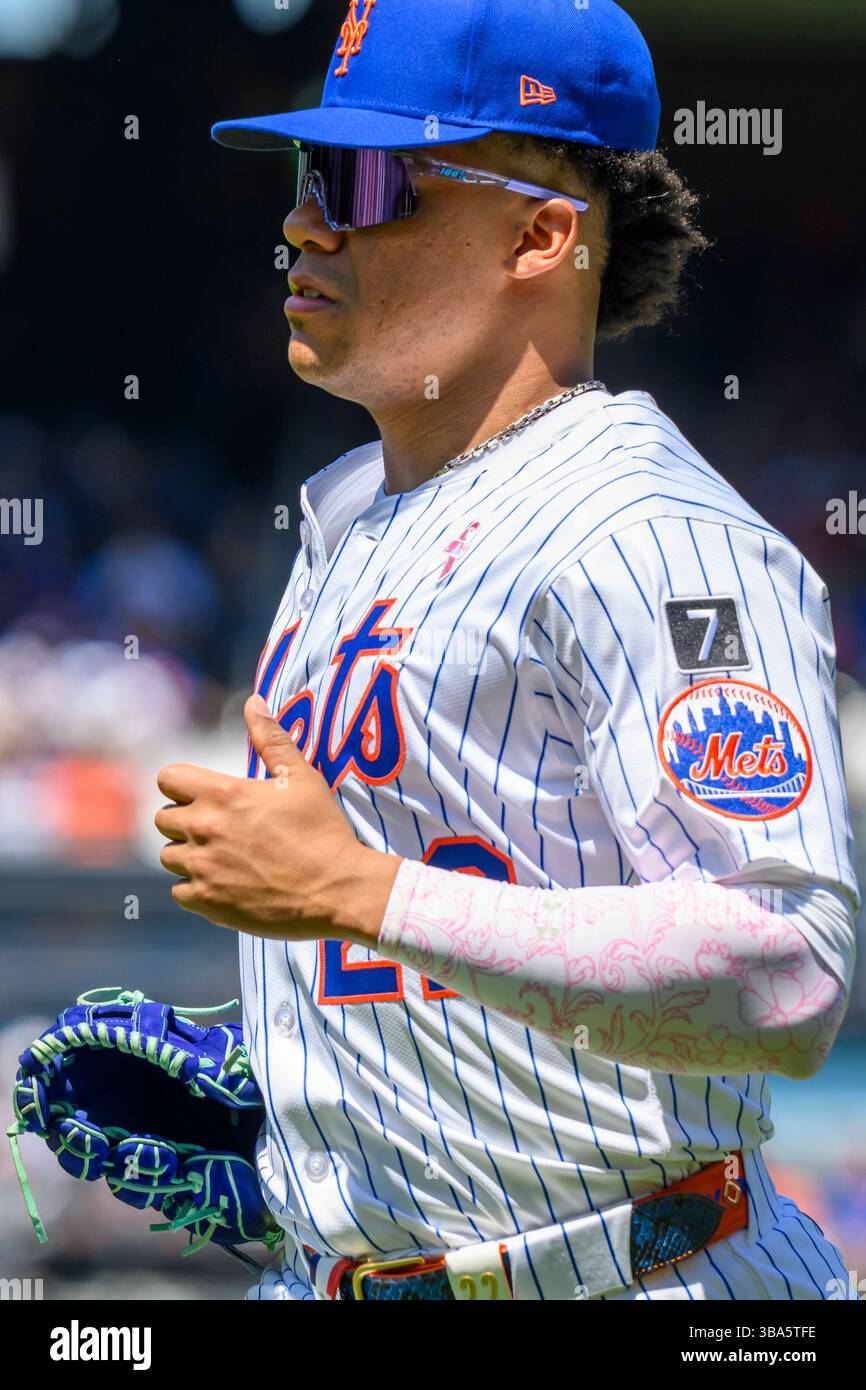 May 11, 2025, Queens, New York, USA: Juan Soto #22 of the New York Mets ...