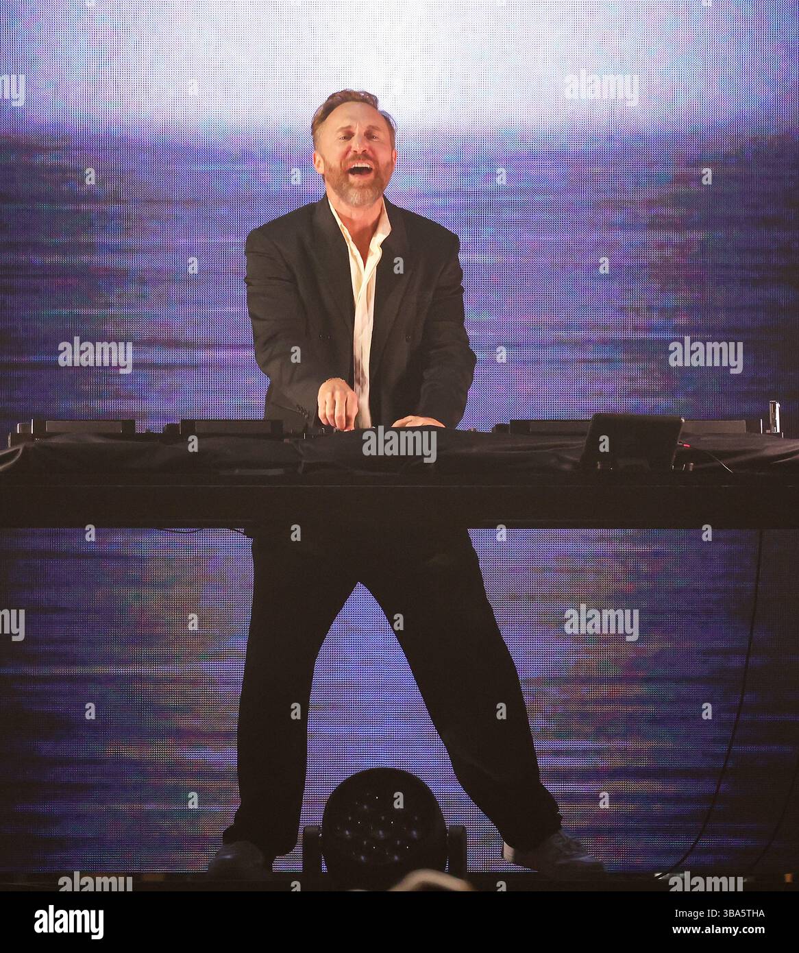 Huntington Beach, United States. 10th May, 2025. David Guetta performs ...