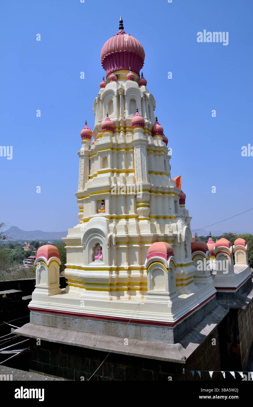 Partial view of the Rameshwar Temple, Kshetra Mahuli, Satara ...