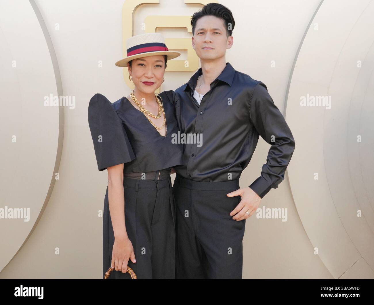 Los Angeles, USA. 10th May, 2025. (L-R) Shelby Rabara and Harry Shum Jr ...