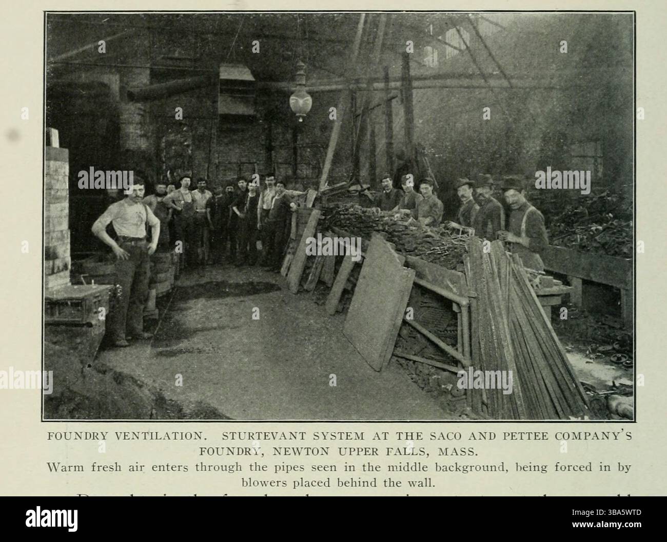 FOUNDRY VENTILATION. STURTEVANT SYSTEM AT THE SACO AND PETTEE COMPANY'S ...