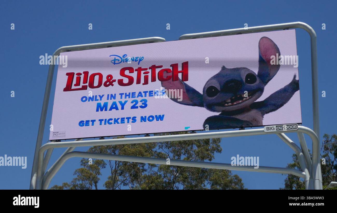 Los Angeles, California, USA 10th May 025 Disney Lilo & Stitch ...