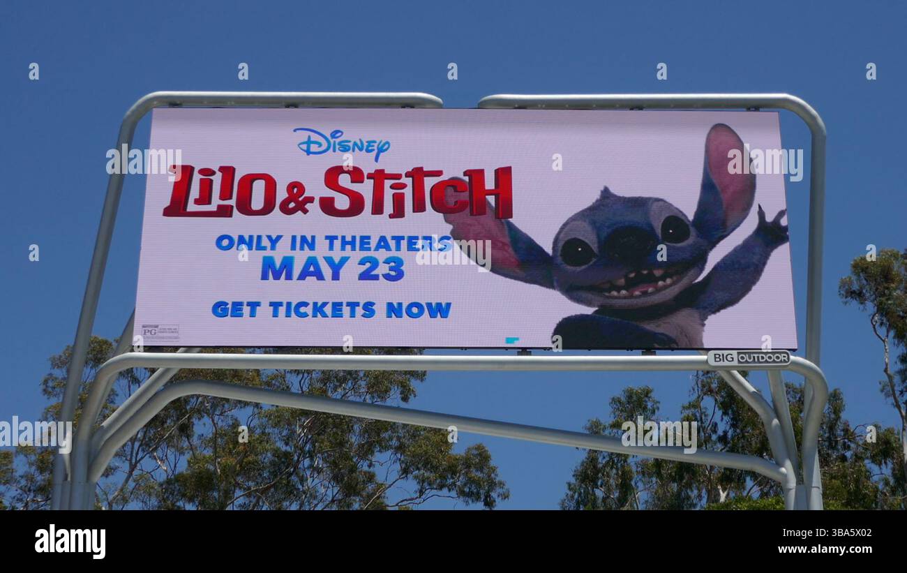 Los Angeles, California, USA 10th May 025 Disney Lilo & Stitch ...
