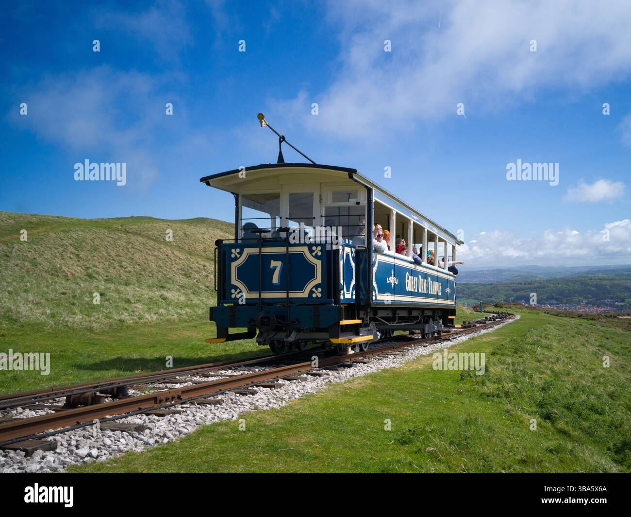 Llandudno, Wales, United Kingdom, 5th May2025, Great Orme Tramway tram ...