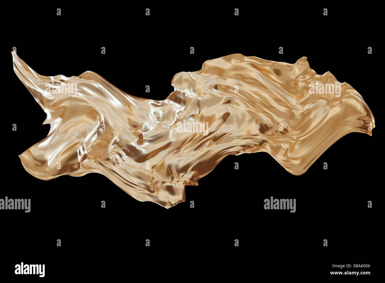 Golden shapes flow gracefully hi-res stock photography and images - Alamy