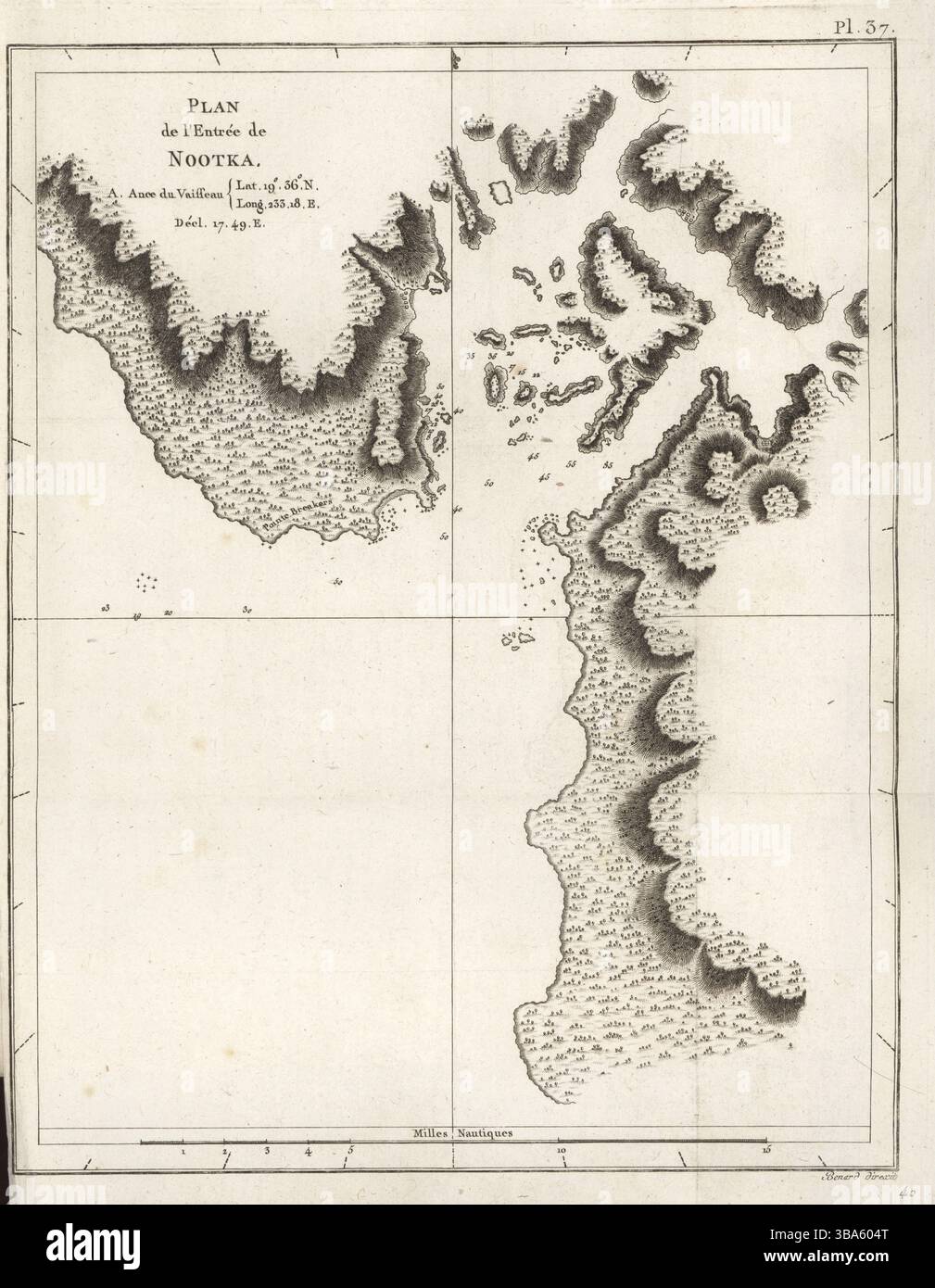 Map of Nootka Sound (King George's Sound), between Vancouver and Nootka ...