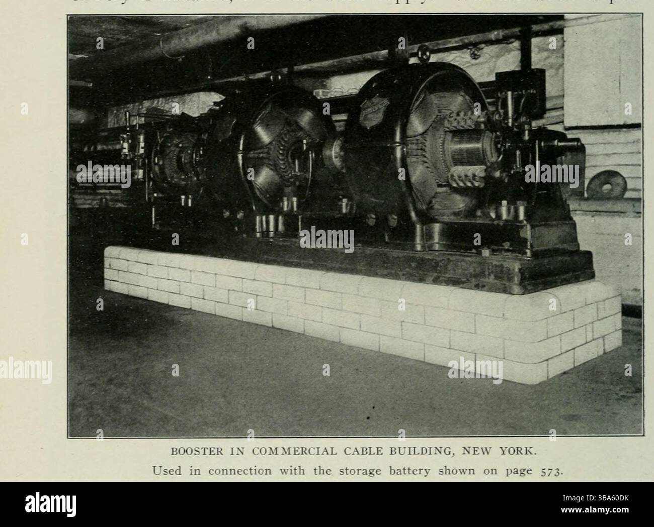 BOOSTER IN COMMERCIAL CABLE BUILDING, NEW YORK. Used in connection with ...