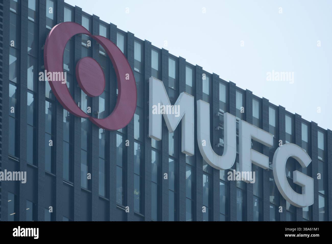 SHANGHAI, CHINA - MAY 12, 2025 - MUFG Office Building in Shanghai, China on May 12, 2025 Stock ...