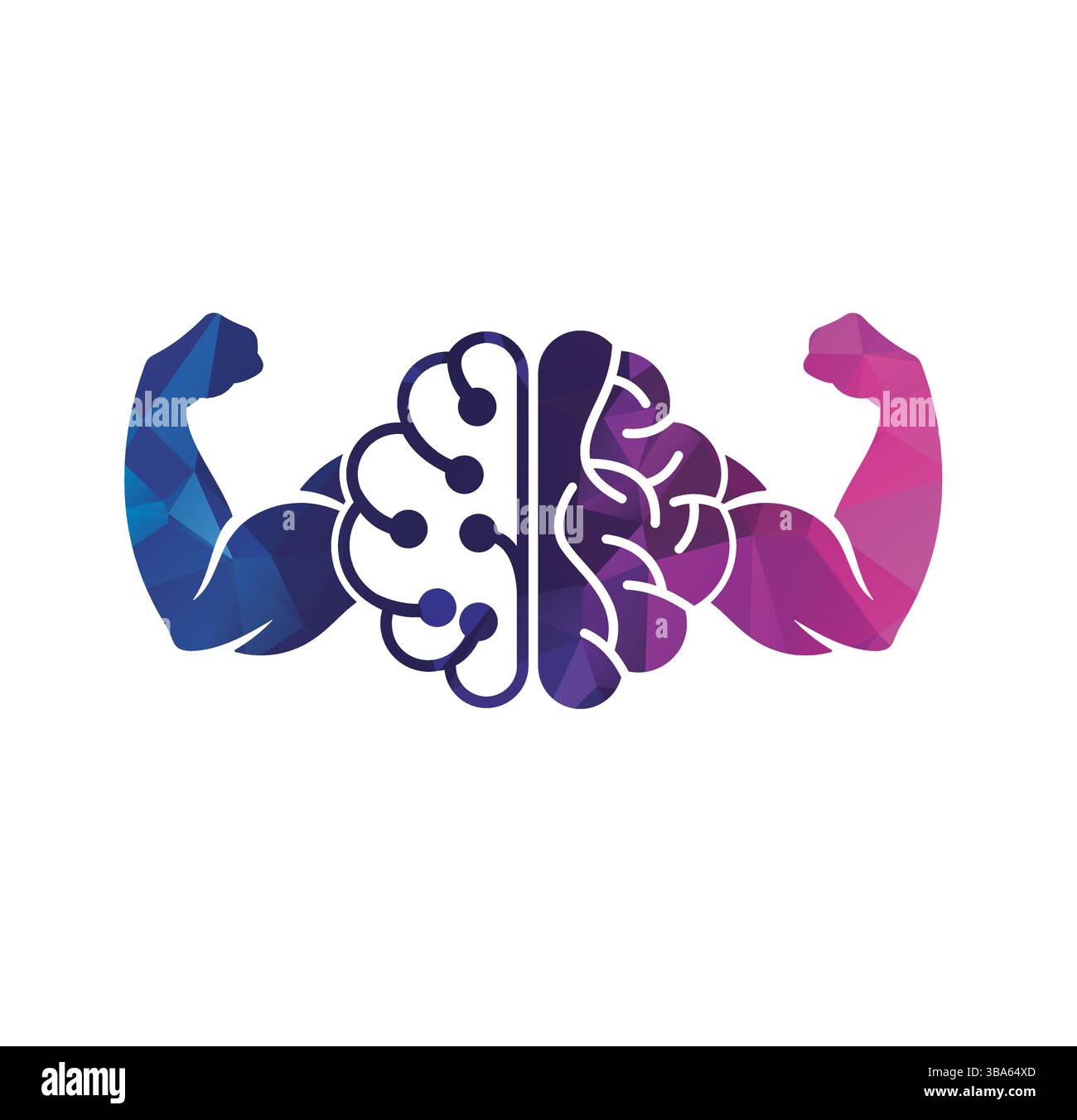 Strong mind power Stock Vector Images - Alamy