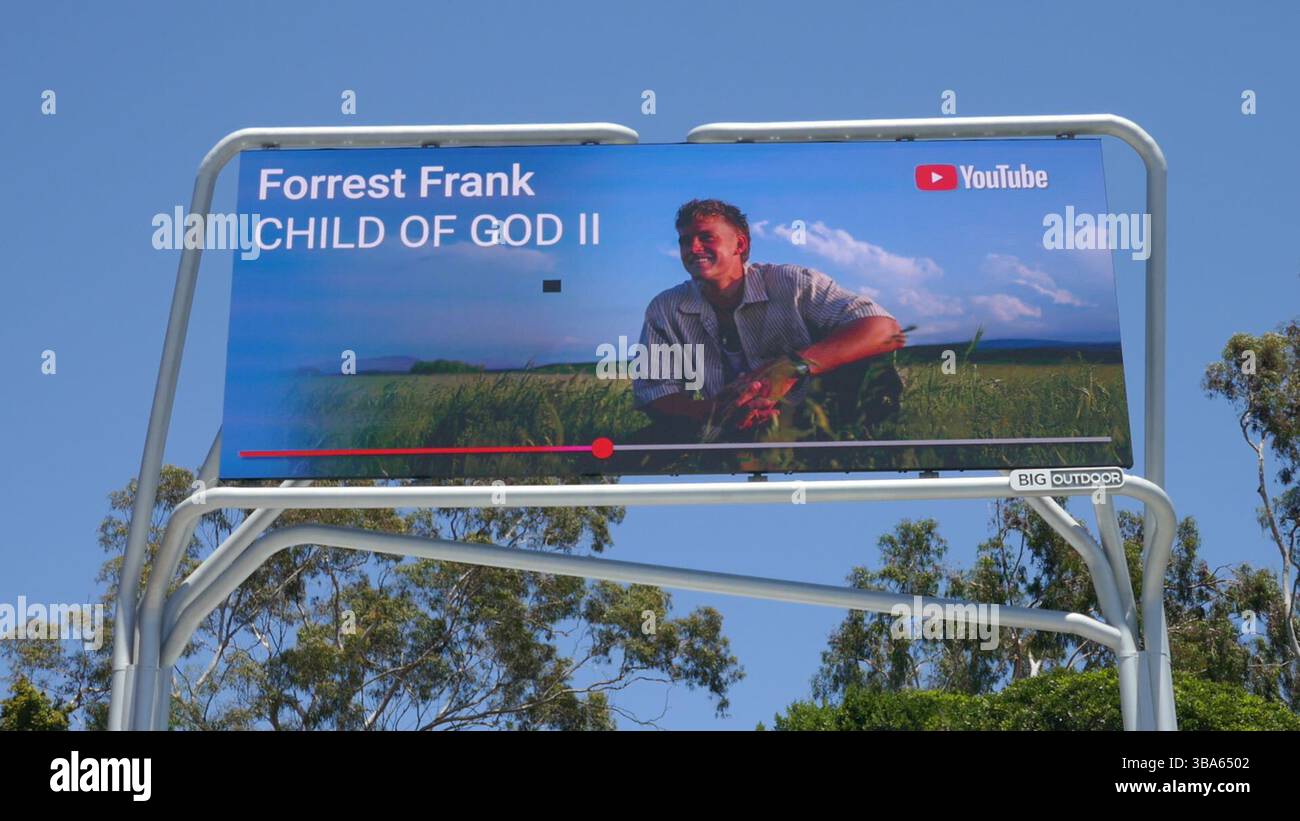 Los Angeles, California, USA 10th May 2025 Forrest Frank Child God II New Album YouTube ...