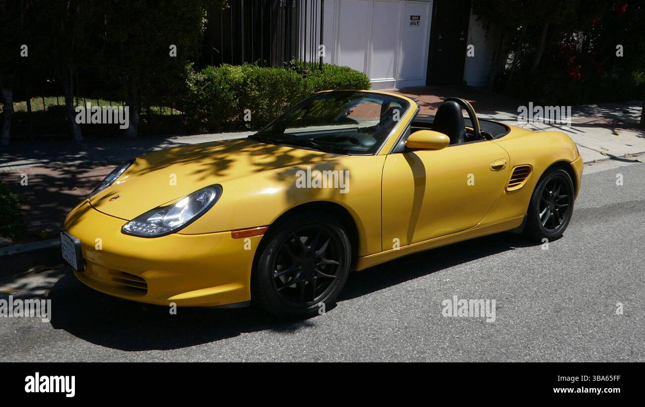 Los Angeles, California, USA 10th May 2025 Yellow Porsche on May 10 ...