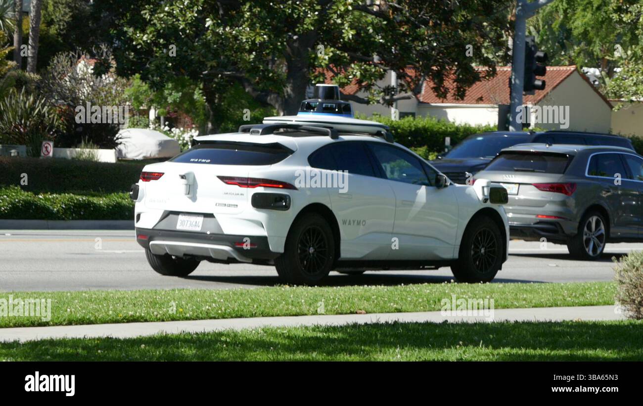 Los Angeles, California, USA 10th May 2025 Waymo Driverless Car on May ...