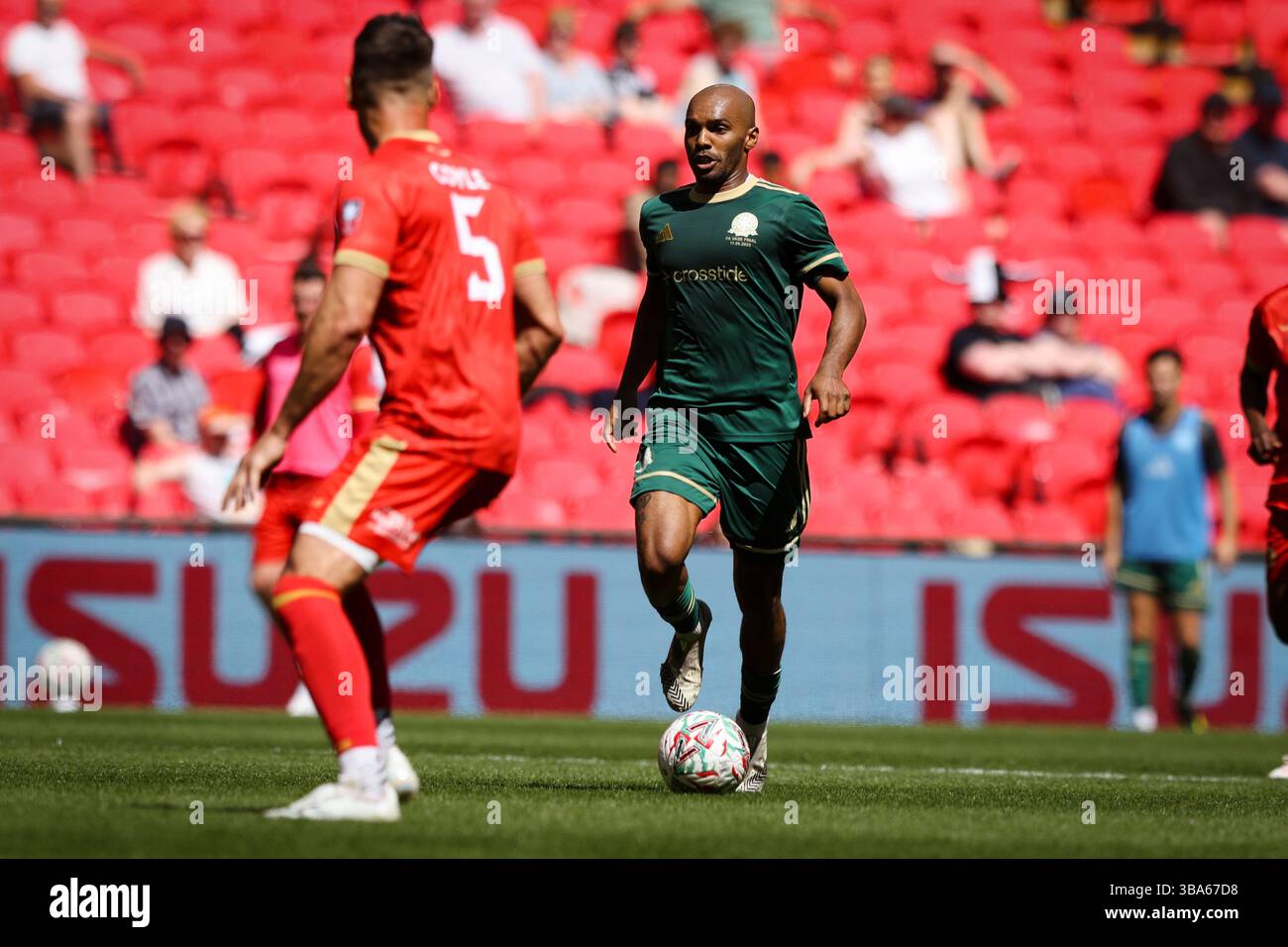 Wembley Stadium, London on Sunday 11th May 2025. Ryan Godoh of AFC ...