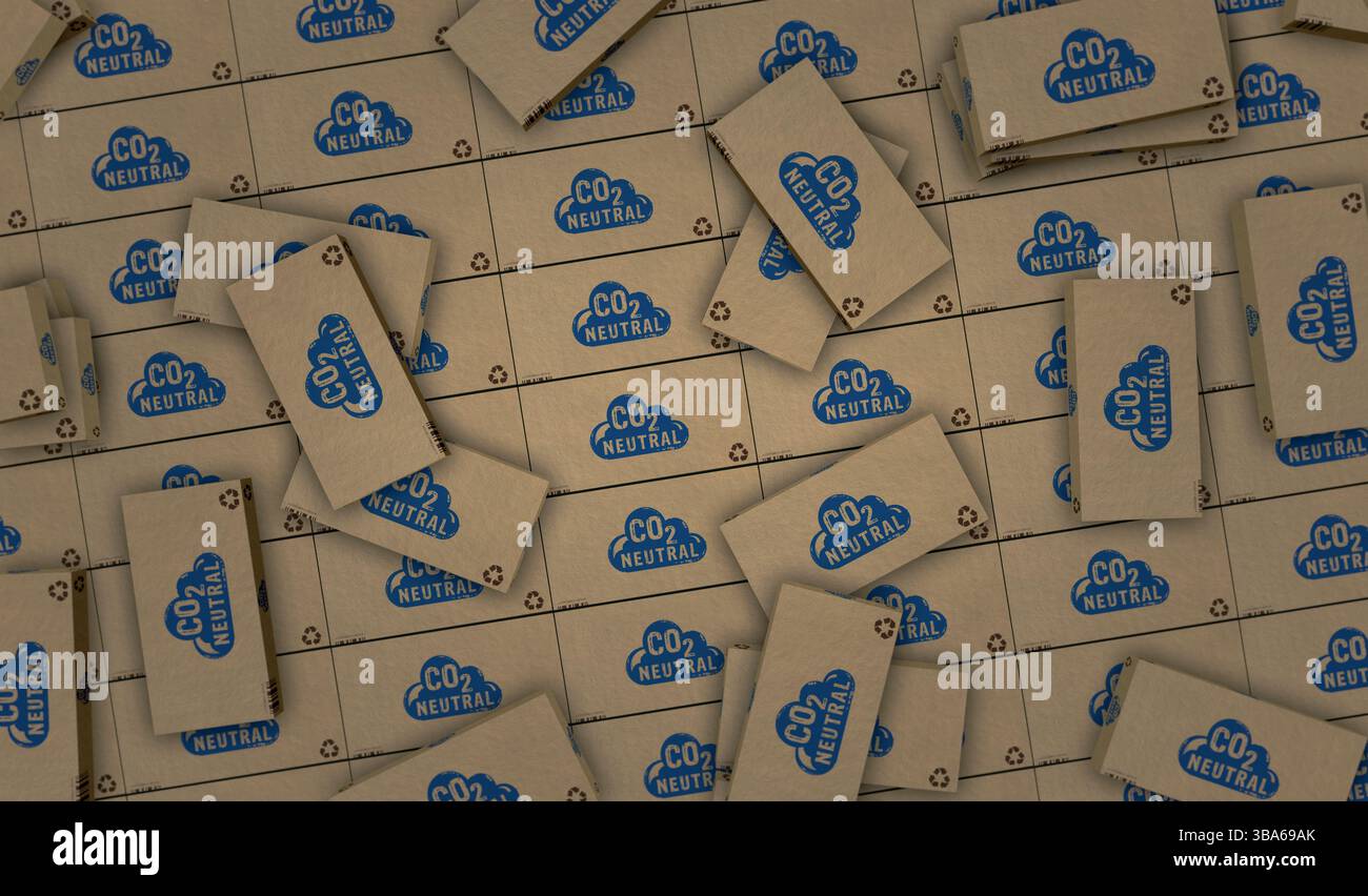 Co2 neutral box production line hi-res stock photography and images - Alamy