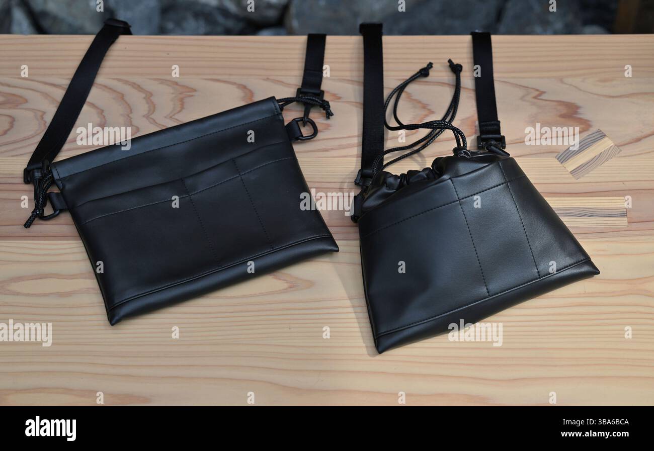 A photo shows a bag, one of the uniforms of the Japan Pavilion at the ...