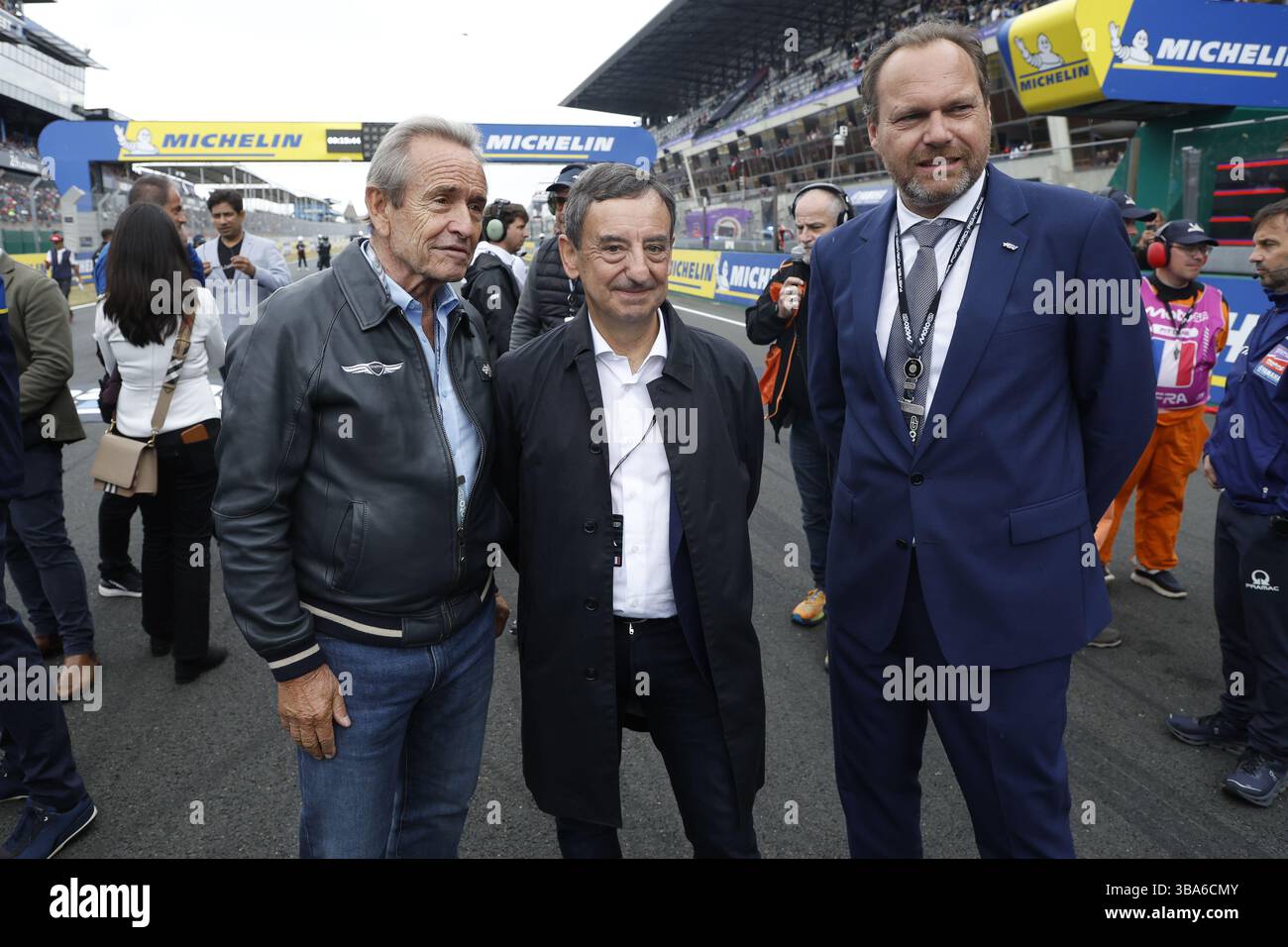 Jacky Ickx, Automobile Club de lâ??Ouest ACO President Pierre Fillon ...