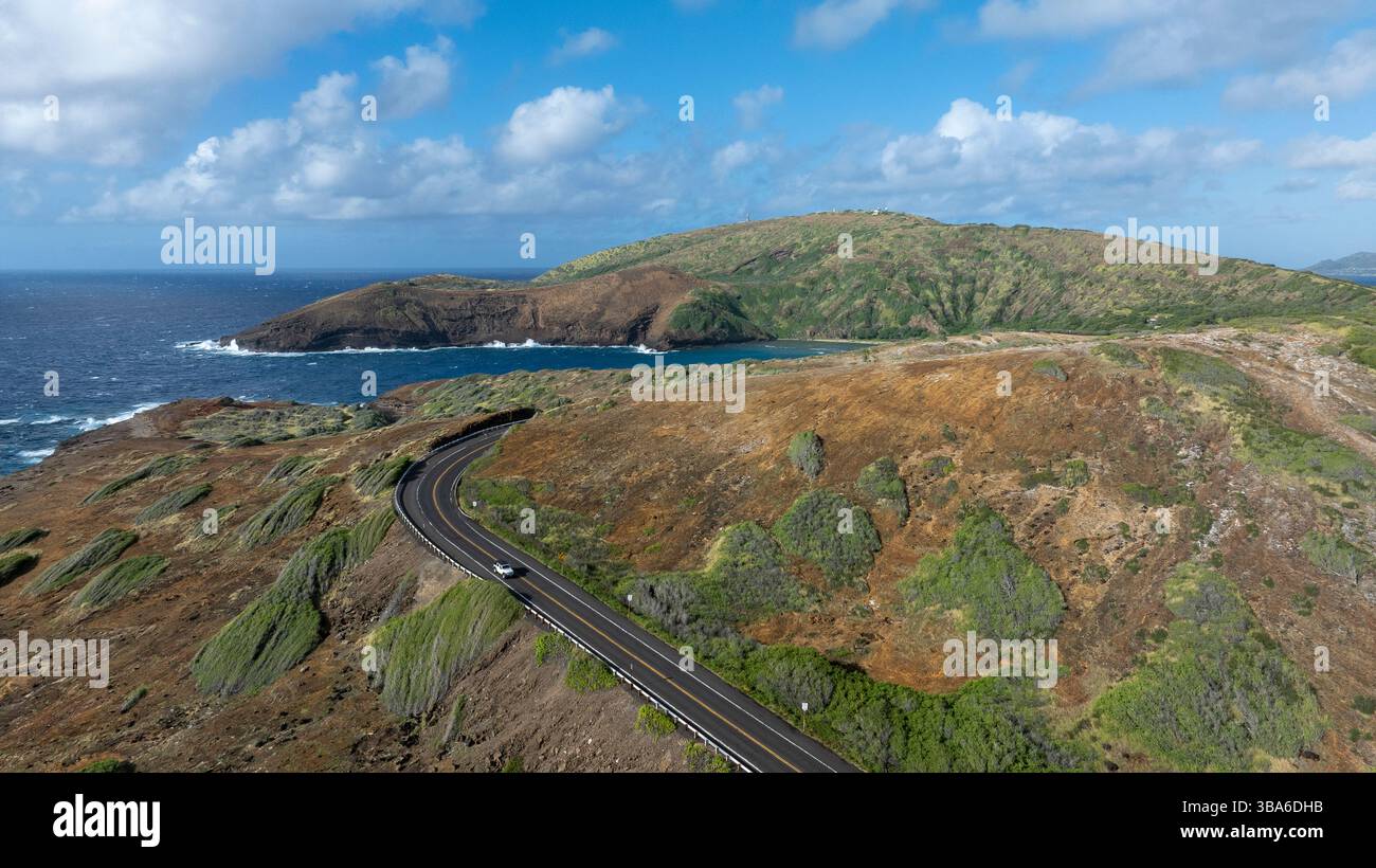 Aerial hanauma bay oahu hi-res stock photography and images - Alamy