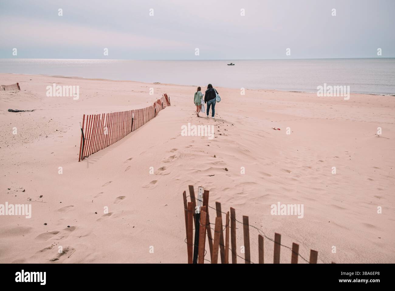 Oval Beach in the Spring- Lake Michigan Stock Photo - Alamy