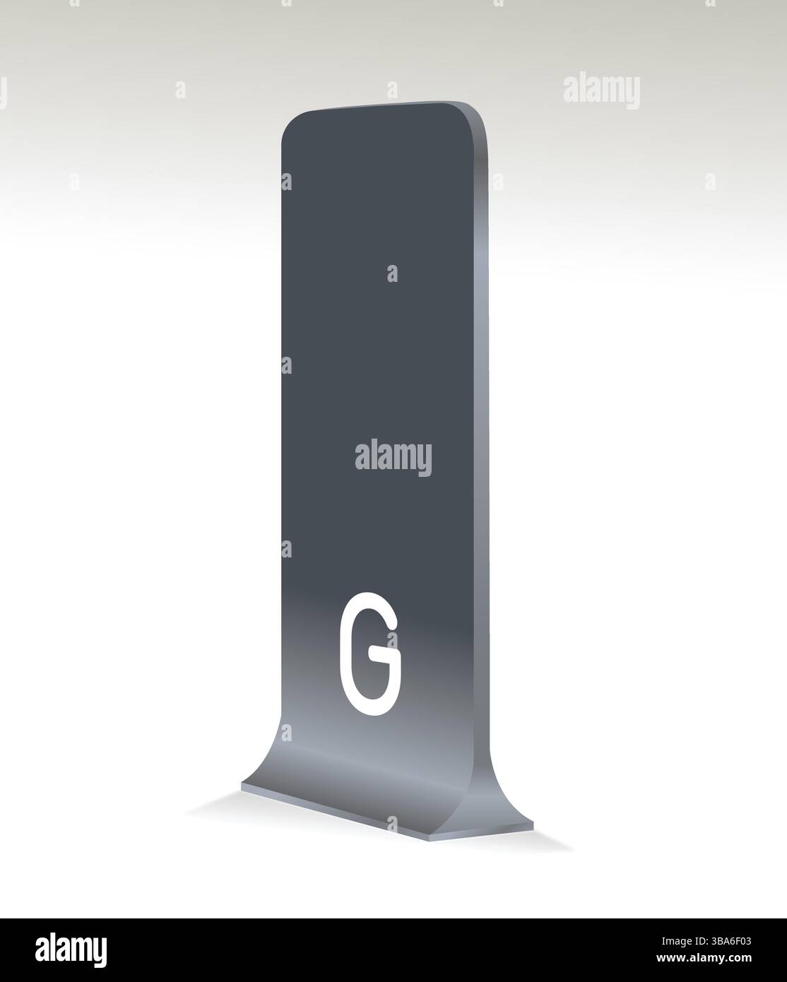 Realistic Vector Signage Mock Up Design Template, Metal Sign 3D ...