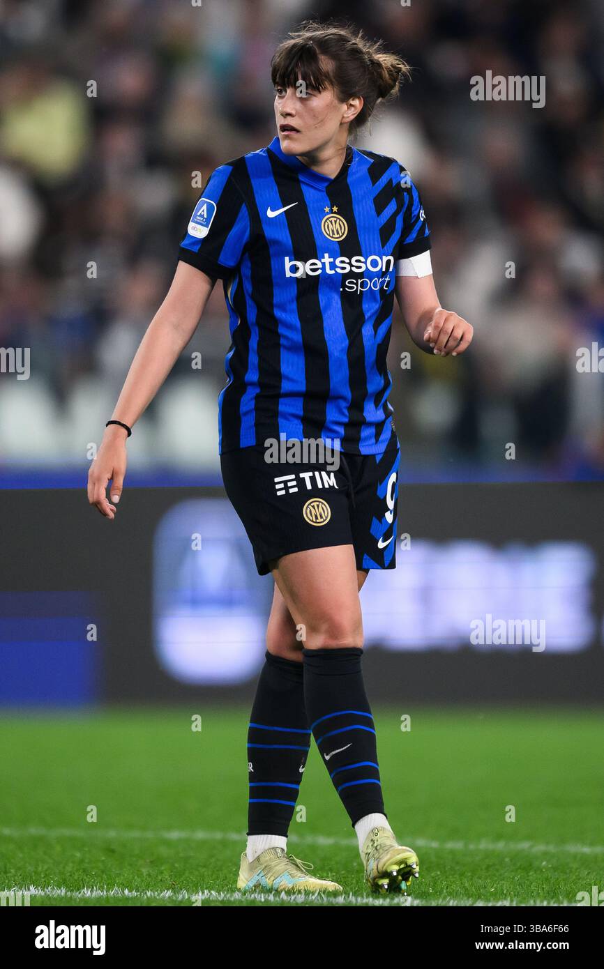 Turin, Italia. 10th May, 2025. Inter' Elisa Polli during the Serie A ...