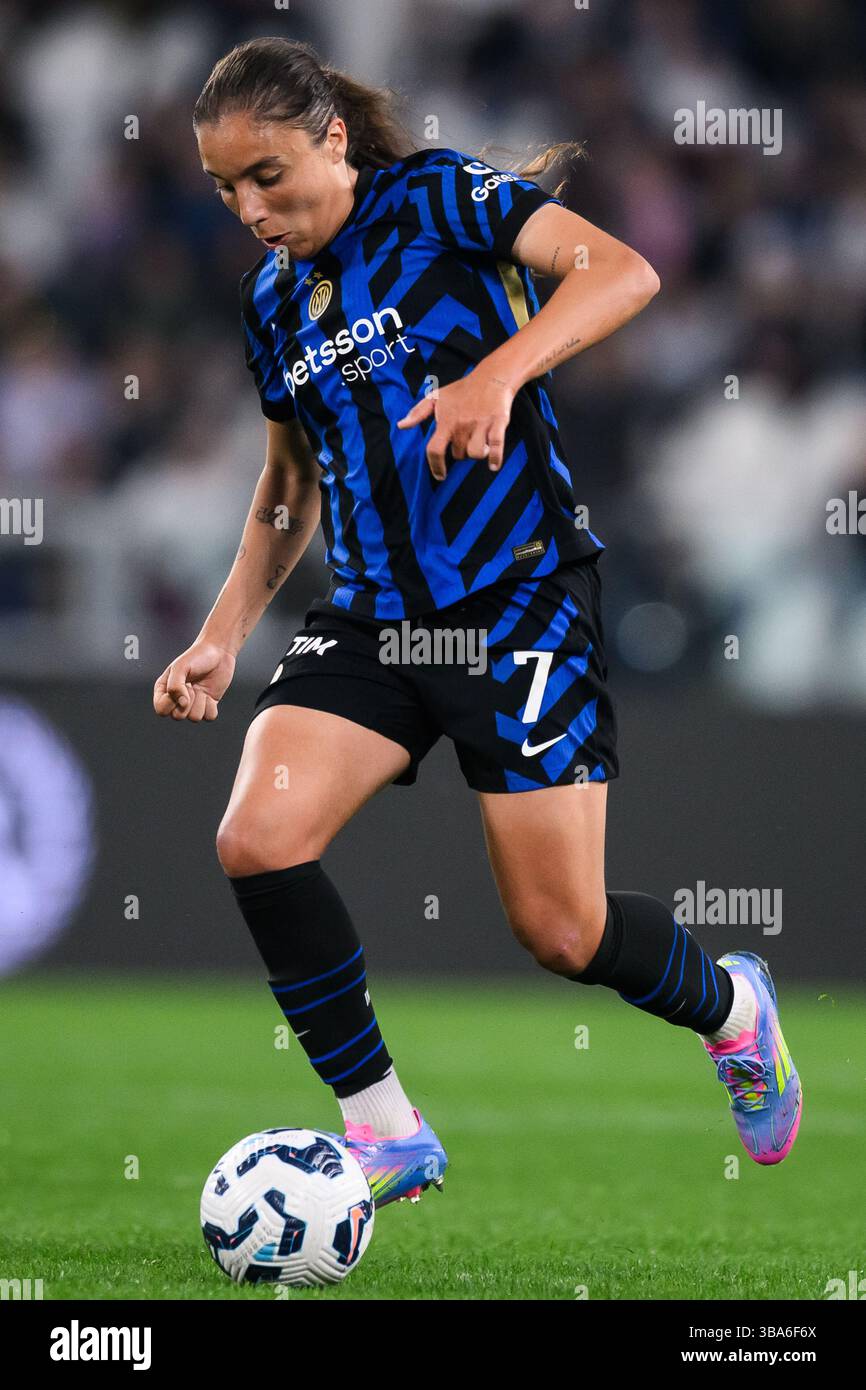Turin, Italia. 10th May, 2025. Inter' Haley Bugeja during the Serie A ...