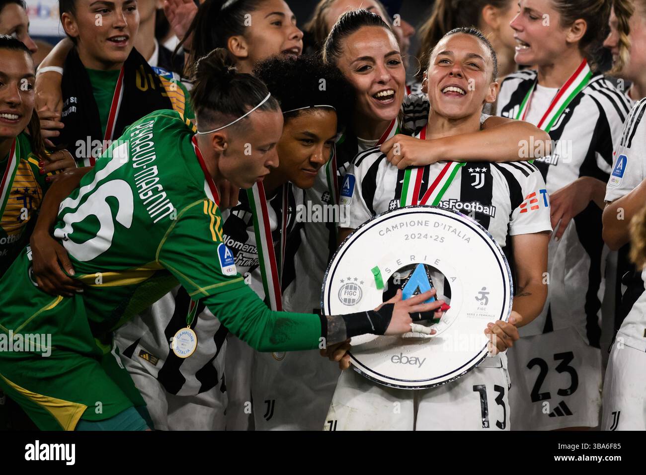 Turin, Italia. 10th May, 2025. Juventus' Pauline Camille Peyraud-Magnin ...
