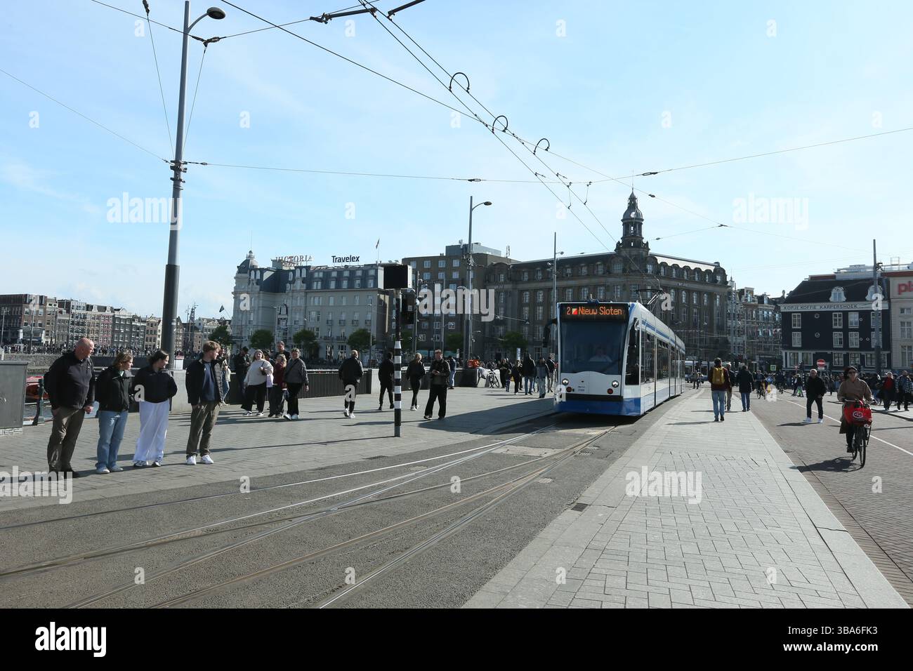 Amsterdam, Netherlands - 22nd April 2025 - Image from the city centre ...