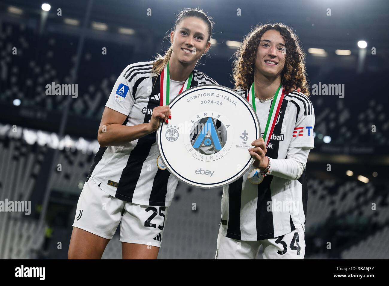 Turin, Italia. 10th May, 2025. Juventus' Viola Monica Calligaris and ...