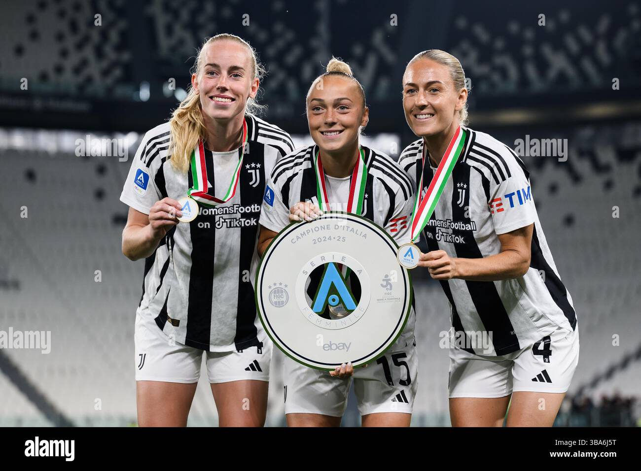 Turin, Italia. 10th May, 2025. Juventus' Emma Nanny Charlotte Kullberg ...