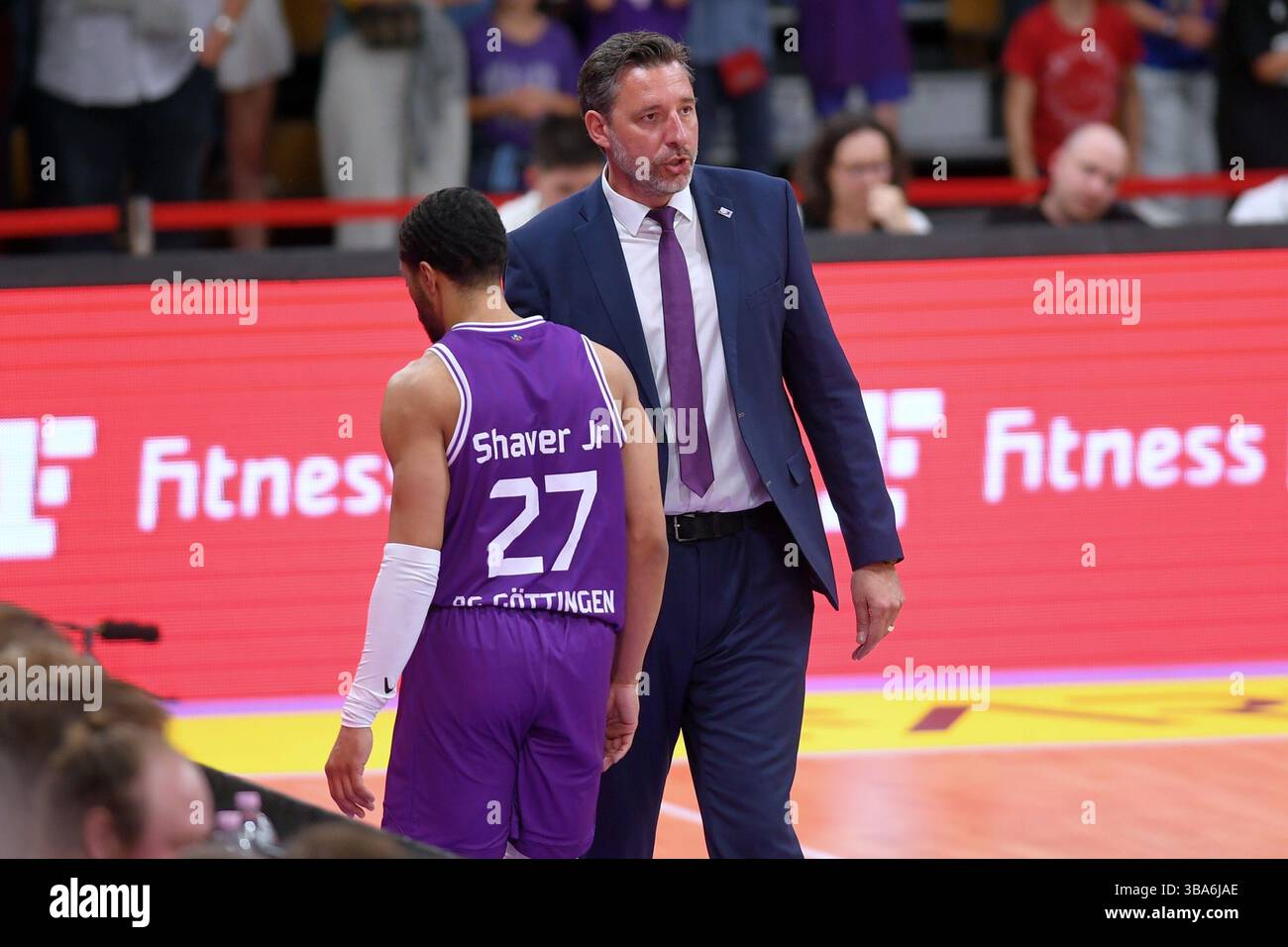 Goettingen, Deutschland. 11th May, 2025. Marcus Shaver Jr. (BG ...
