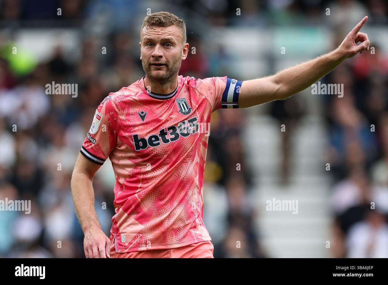 Stoke City's Ben Gibson during the Sky Bet Championship match at Pride ...