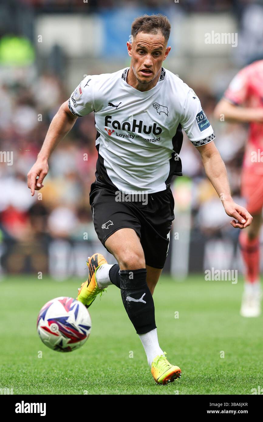 Derby County's Jerry Yates during the Sky Bet Championship match at ...