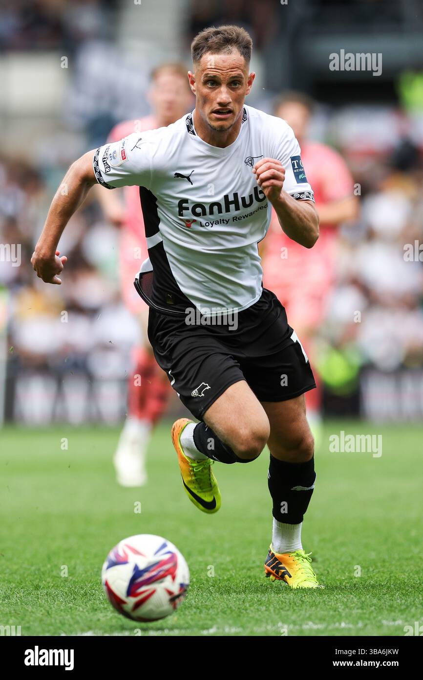 Derby County's Jerry Yates during the Sky Bet Championship match at ...
