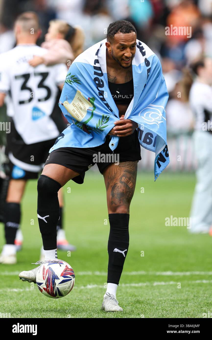 Derby County's Nathaniel Mendez-Laing after the Sky Bet Championship ...