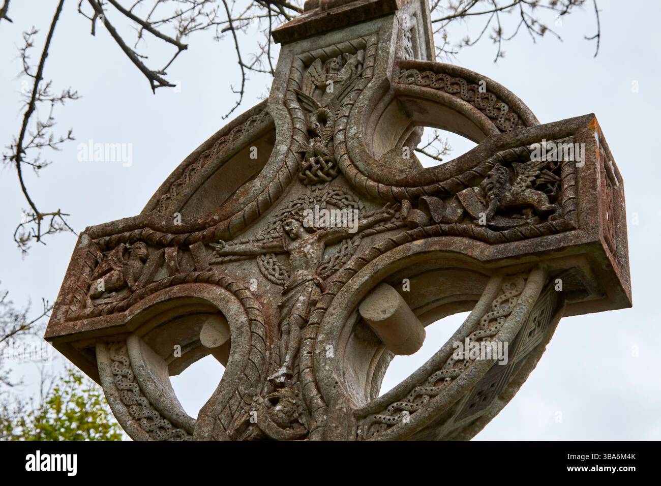 large celtic cross marking the resting place of dr james mcdonnell ...