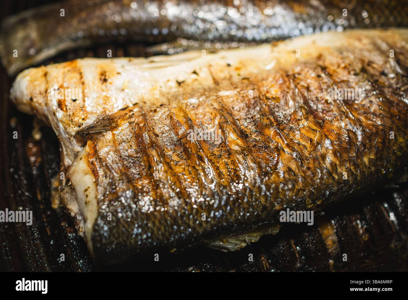 Roasted sea bass hi-res stock photography and images - Alamy