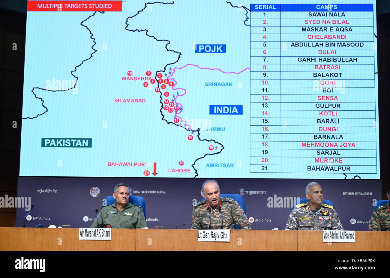 NEW DELHI, INDIA - MAY 11: Director General of Military Operations (DGMO) Lt General Rajiv Ghai ...