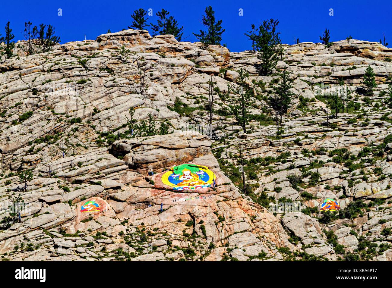 The Tsetserleg Monastery in Mongolia Stock Photo - Alamy