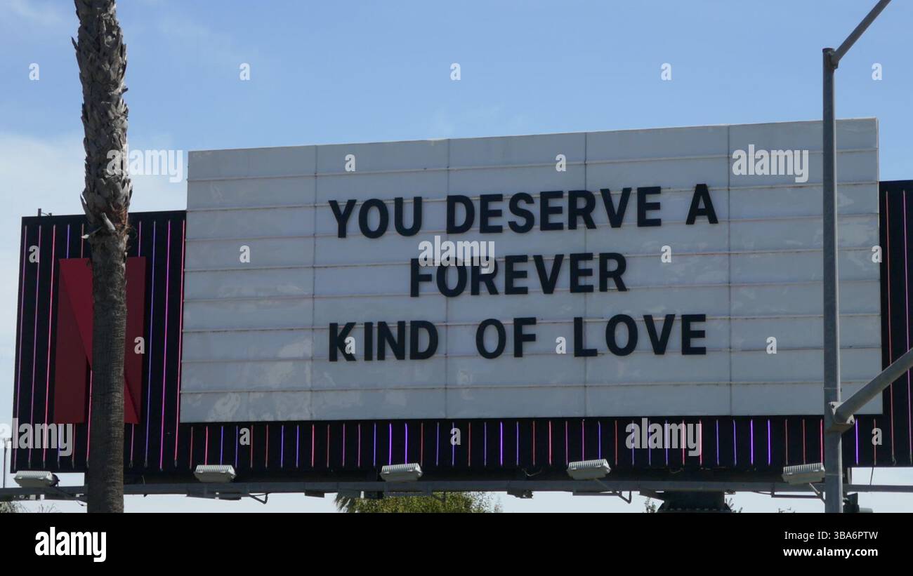 Los Angeles, California, USA 11th May 2025 Netflix Forever Billboard ...