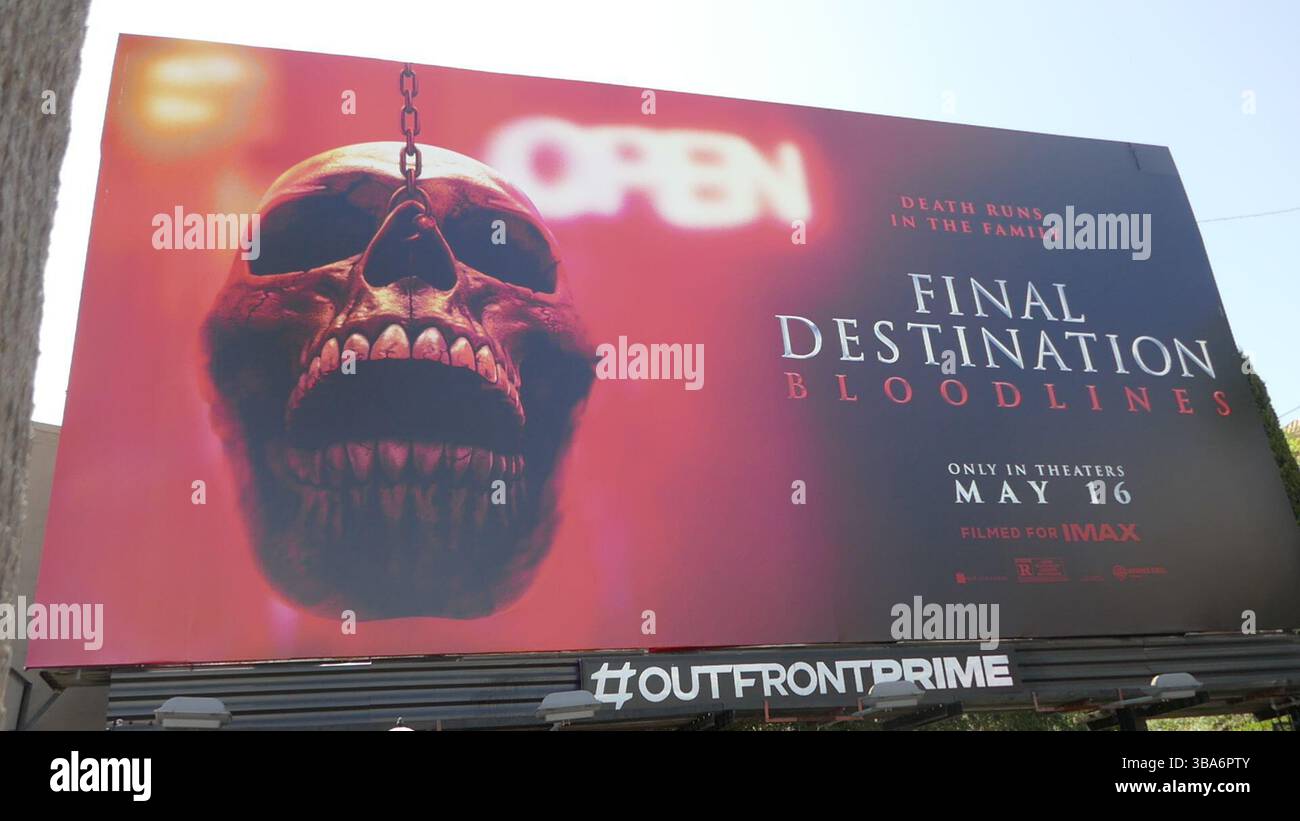 Los Angeles, California, USA 11th May 2025 Final Destination Bloodlines ...
