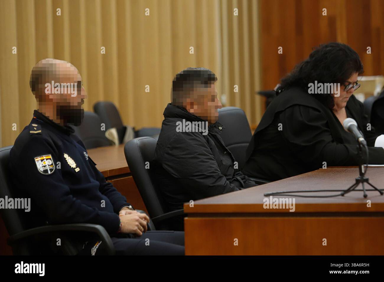 The accused in the fifth section of the Provincial Court of Pontevedra ...