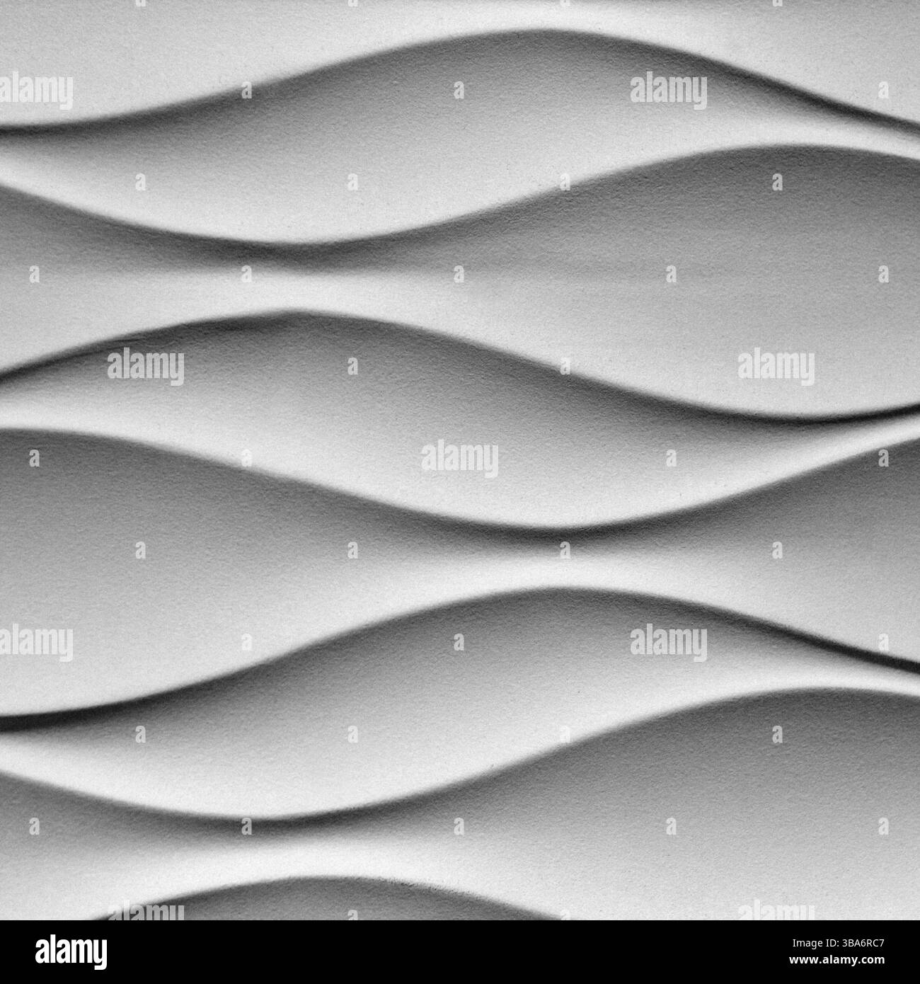 Rough beautiful gypsum wall with gray patterns, after repairpho Stock ...