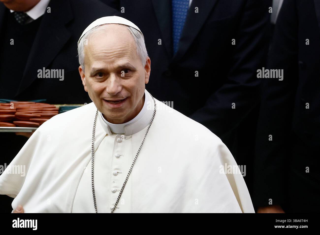 Roma, Italia. 12th May, 2025. Papa Leone XIV incontra in udienza i ...