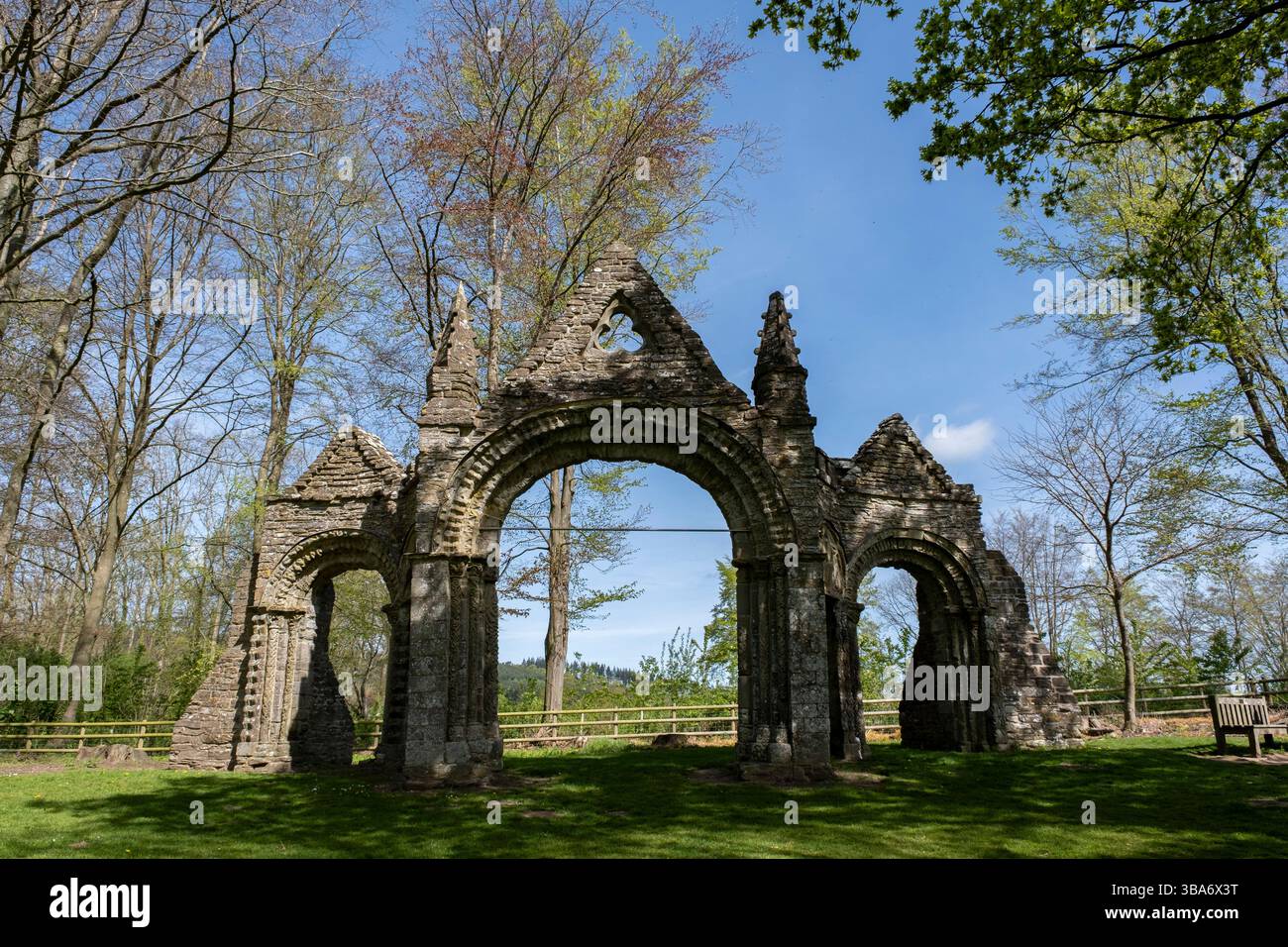 Shobdon arches on 27th April 2025 in Shobdon, United Kingdom. The ...