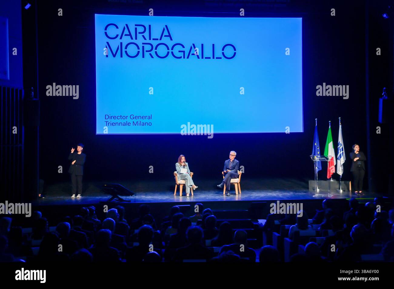 Milano, Milano. 12th May, 2025. Cerimonia di inaugurazione nuova ...