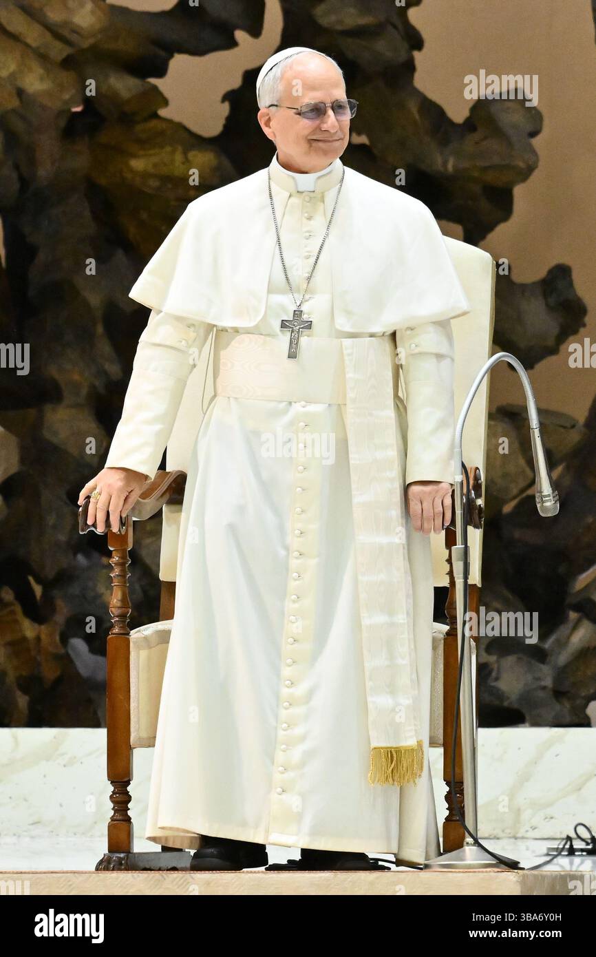 Vatican. 12th May, 2025. Audience of the Holy Father Leo XIV with ...
