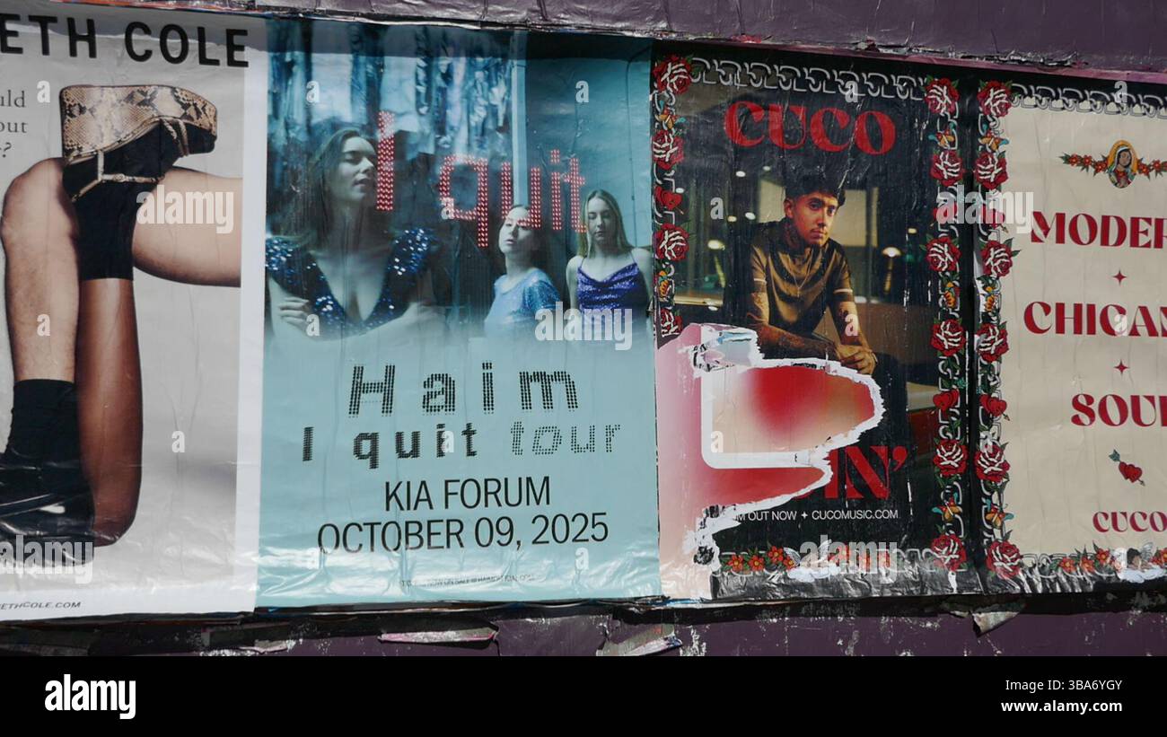 Los Angeles, California, USA 11th May 2025 Haim I Quit Tour Billboard ...